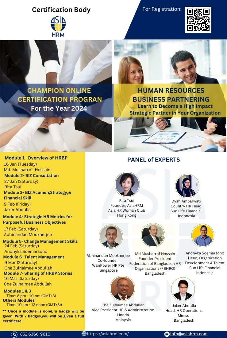 HRBP - Asia HRM